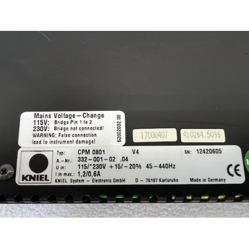 Kniel 332-001-02 Type CPM 0801 Power Supply